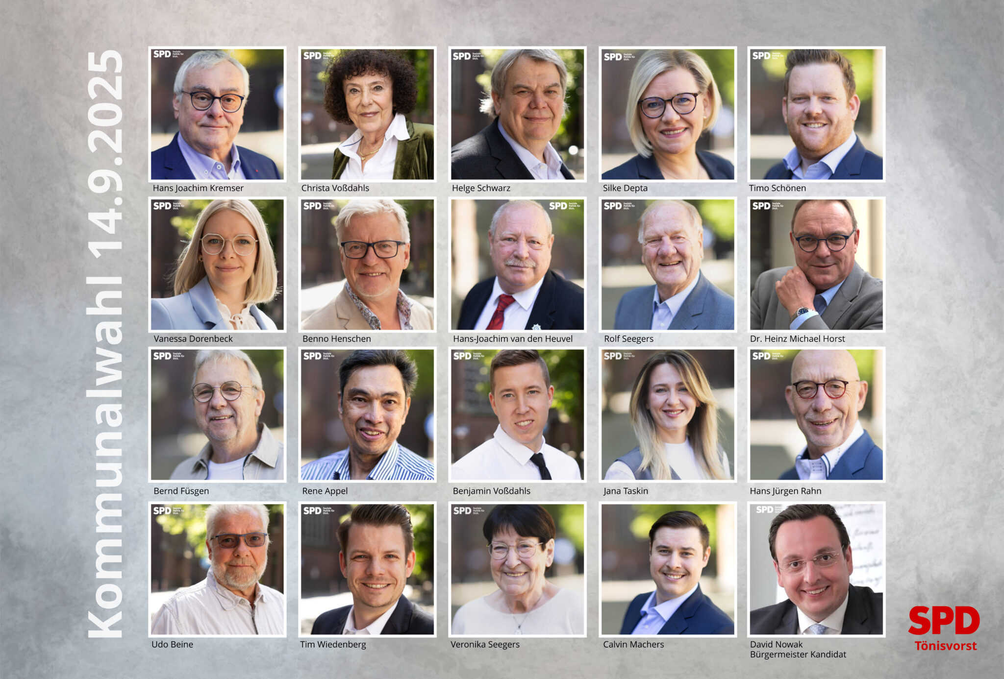 Kandidaten*Innen für den Stadtrat